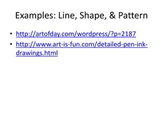 Pen and Ink Drawing | PPTX