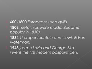 Pen and paper is all about the ancient pen and paper and how it has ...