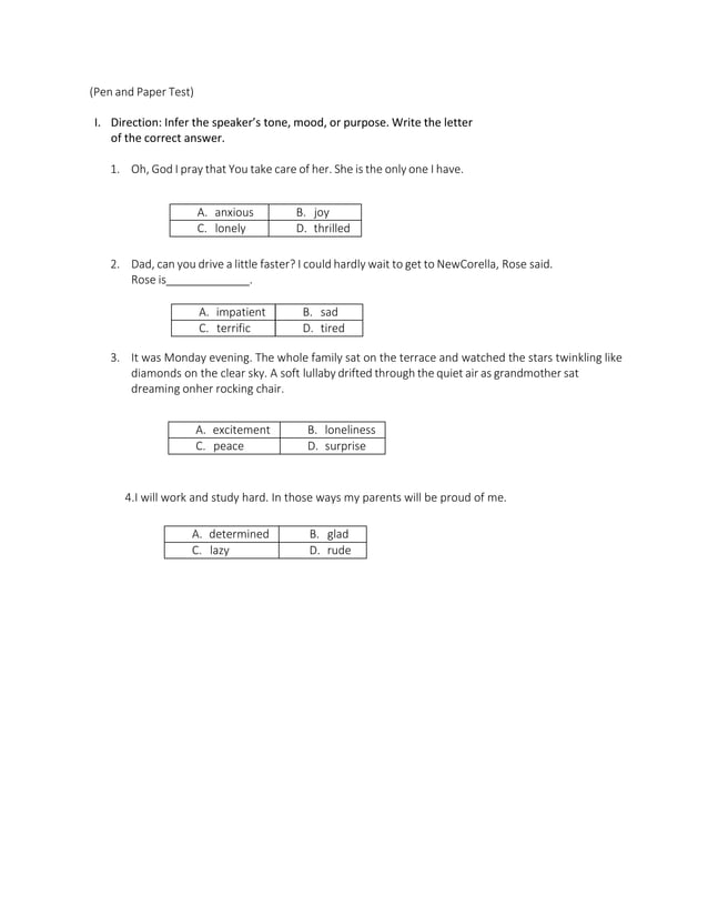 Pen and Paper Test GRADE 4.docx