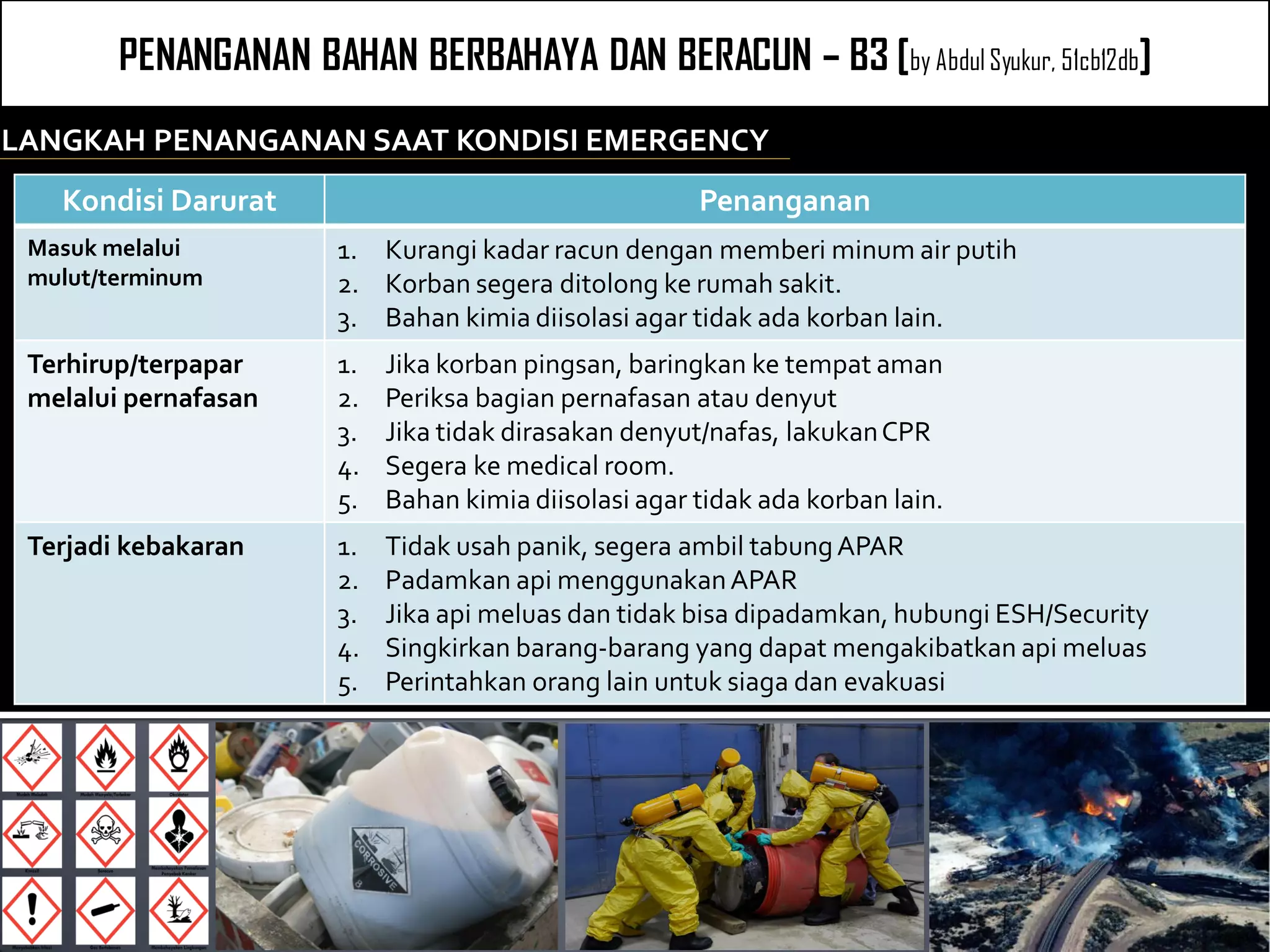 Penanganan Bahan Berbahaya dan Beracun - B3 Handling | PDF