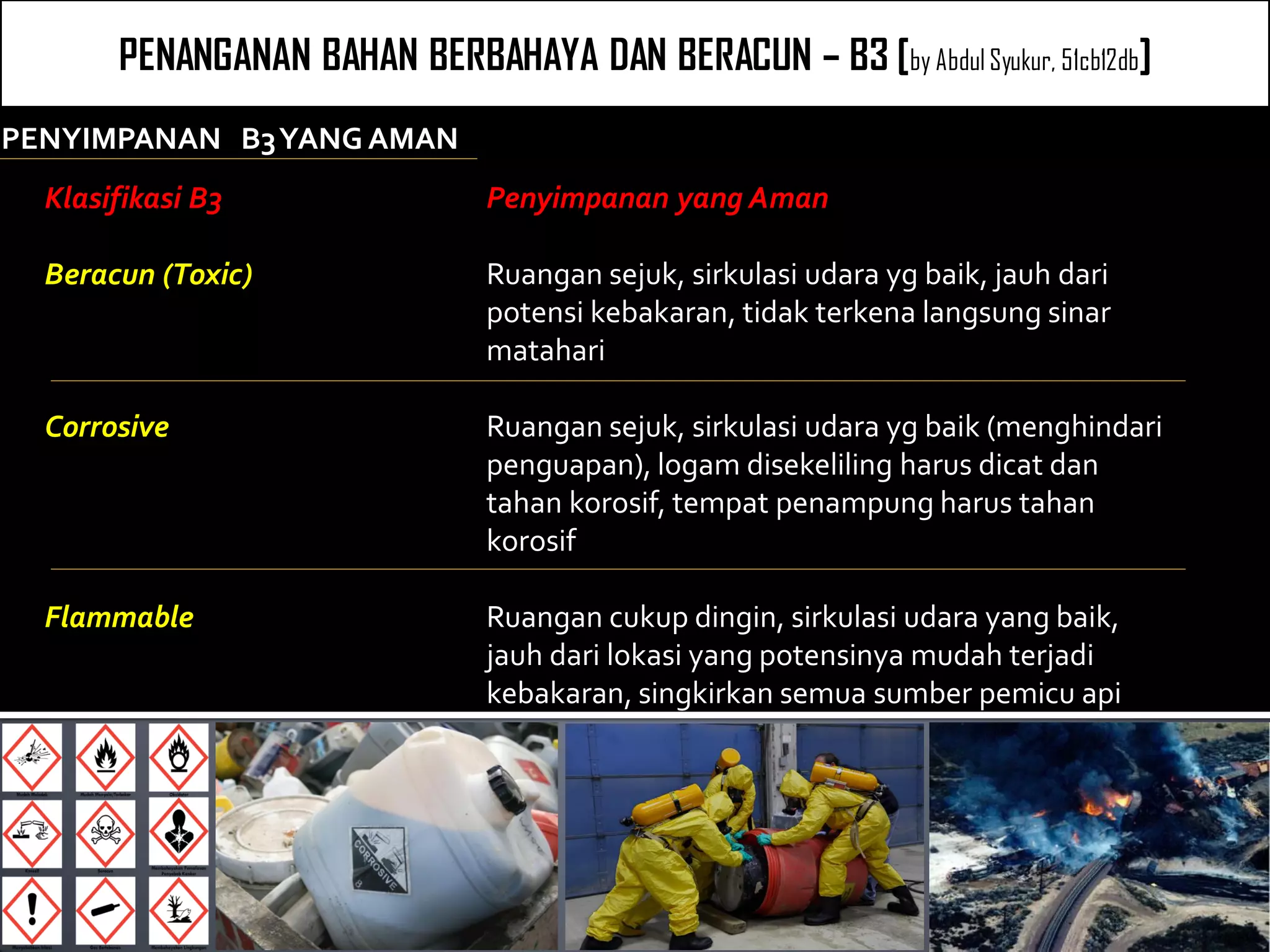 Penanganan Bahan Berbahaya dan Beracun - B3 Handling | PDF