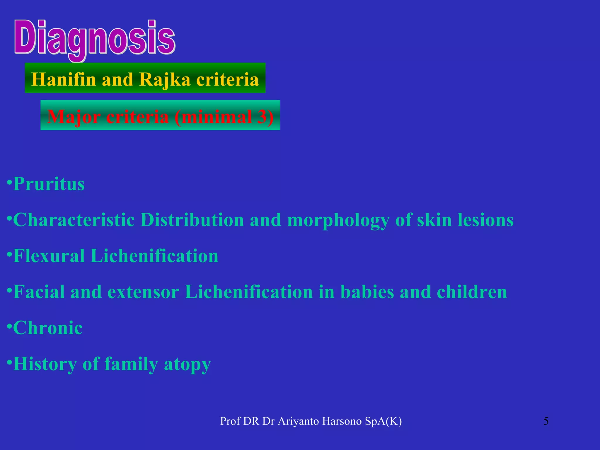 Penanganan Dermatitis Atopik | PPT