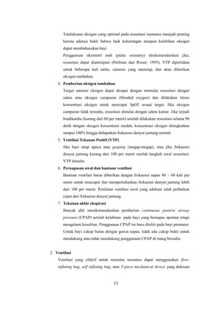 Penanganan kegawatan neonatus | DOCX