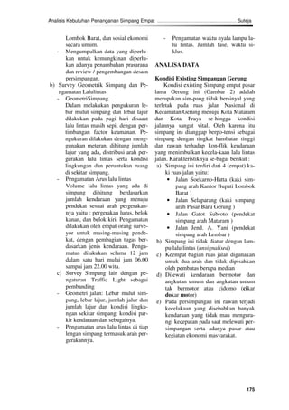 Penanganan persimpangan | PDF