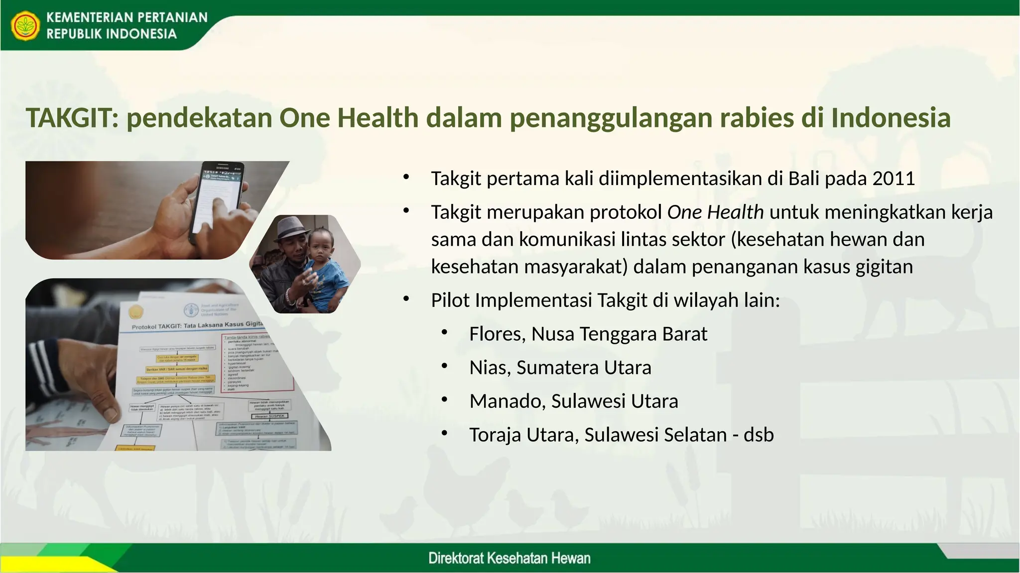 Penanganan rabies pada hewan sebagai implementasi one health dalam ...