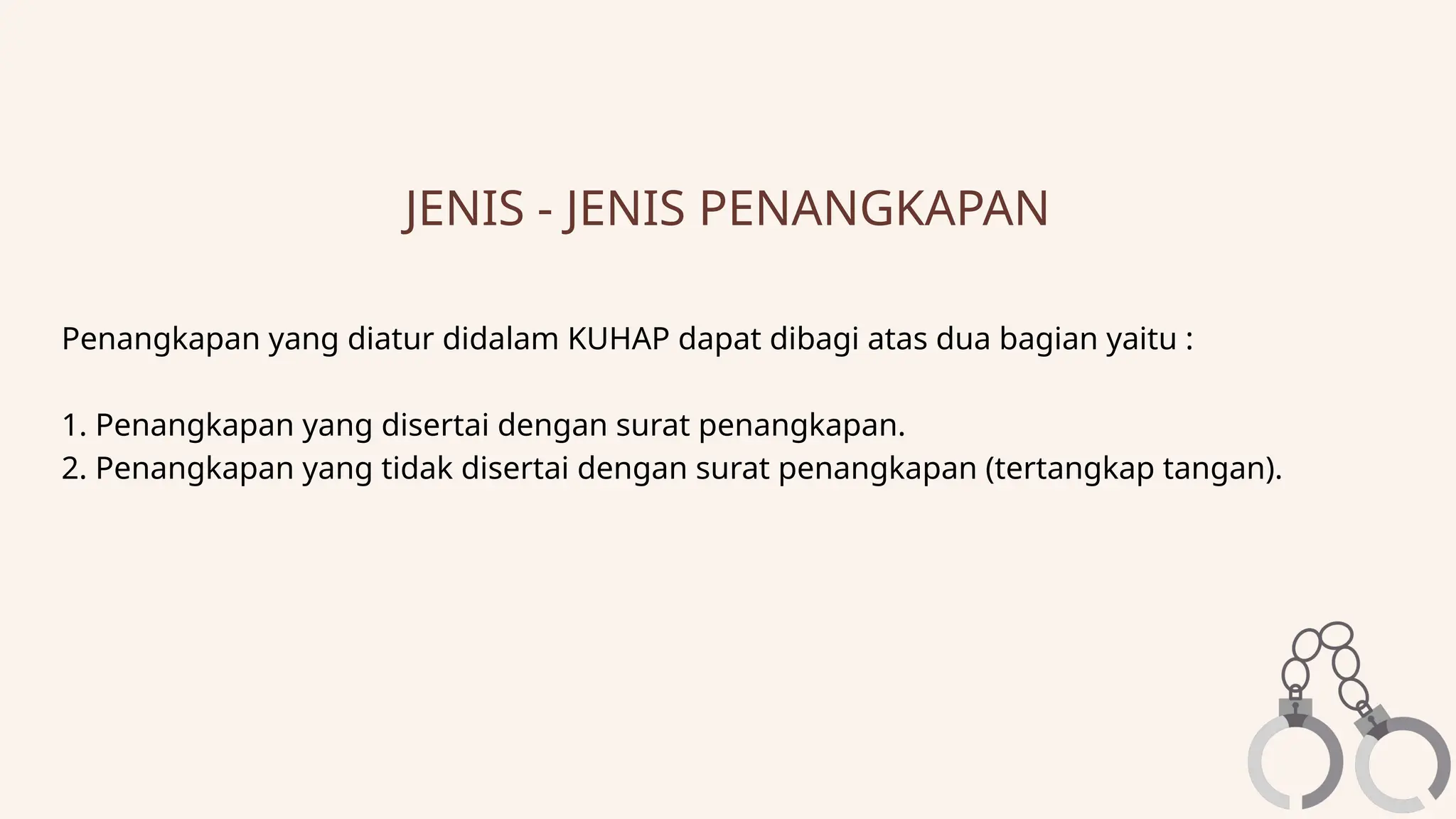 penangkapan dan penahanan penangkapan dan penahanan | PPT