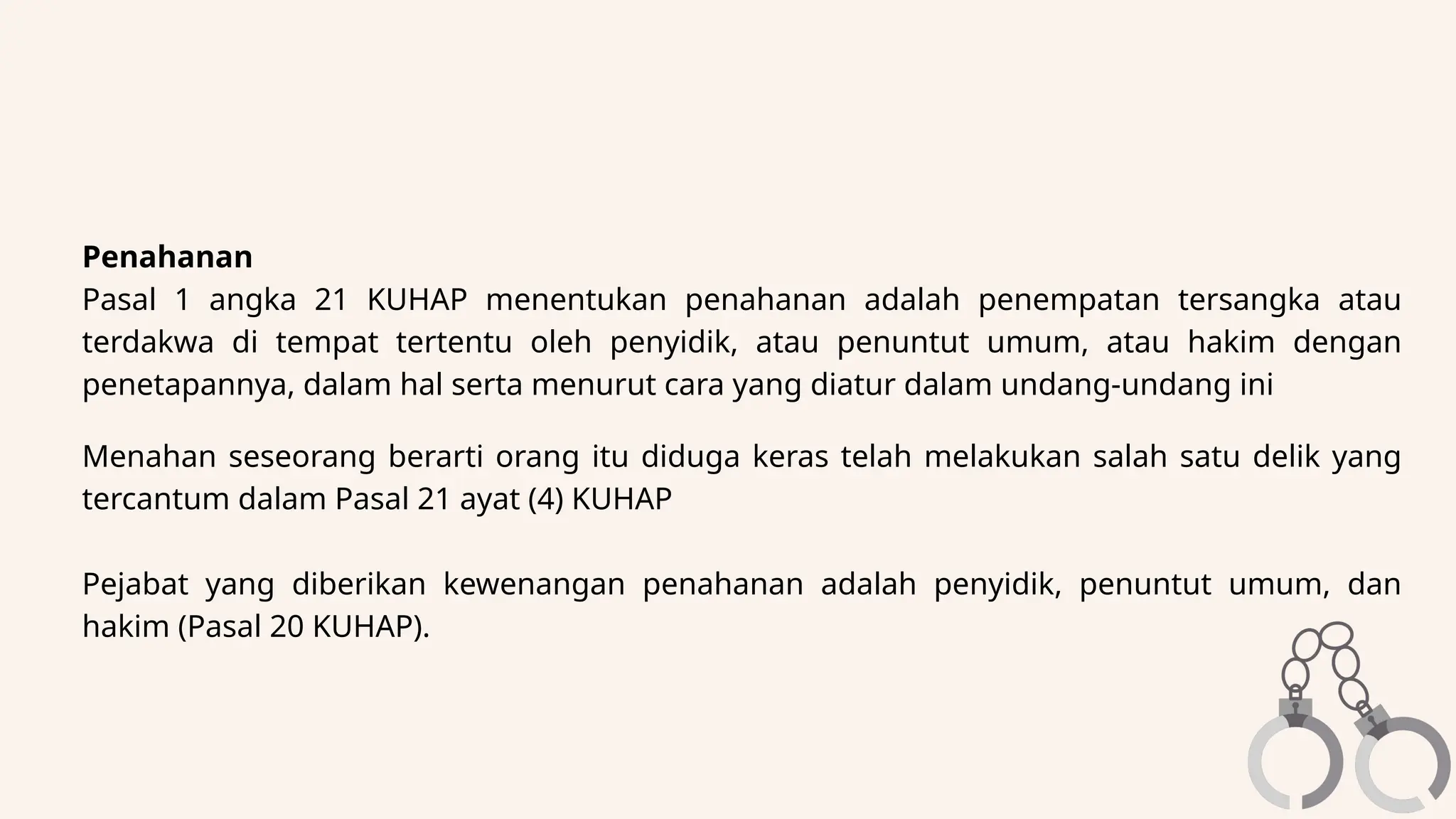 penangkapan dan penahanan penangkapan dan penahanan | PPT