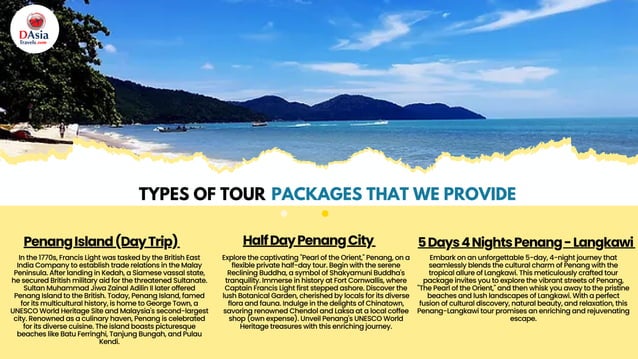 Penang Tour Packages | PPT