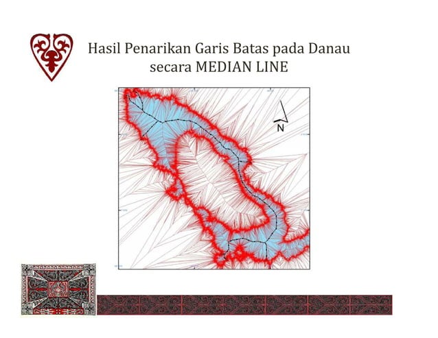 Penarikan garis batas daerah metode median line | PPT