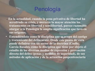 Derecho PENAL Penas y medidas de seguridad | PPS