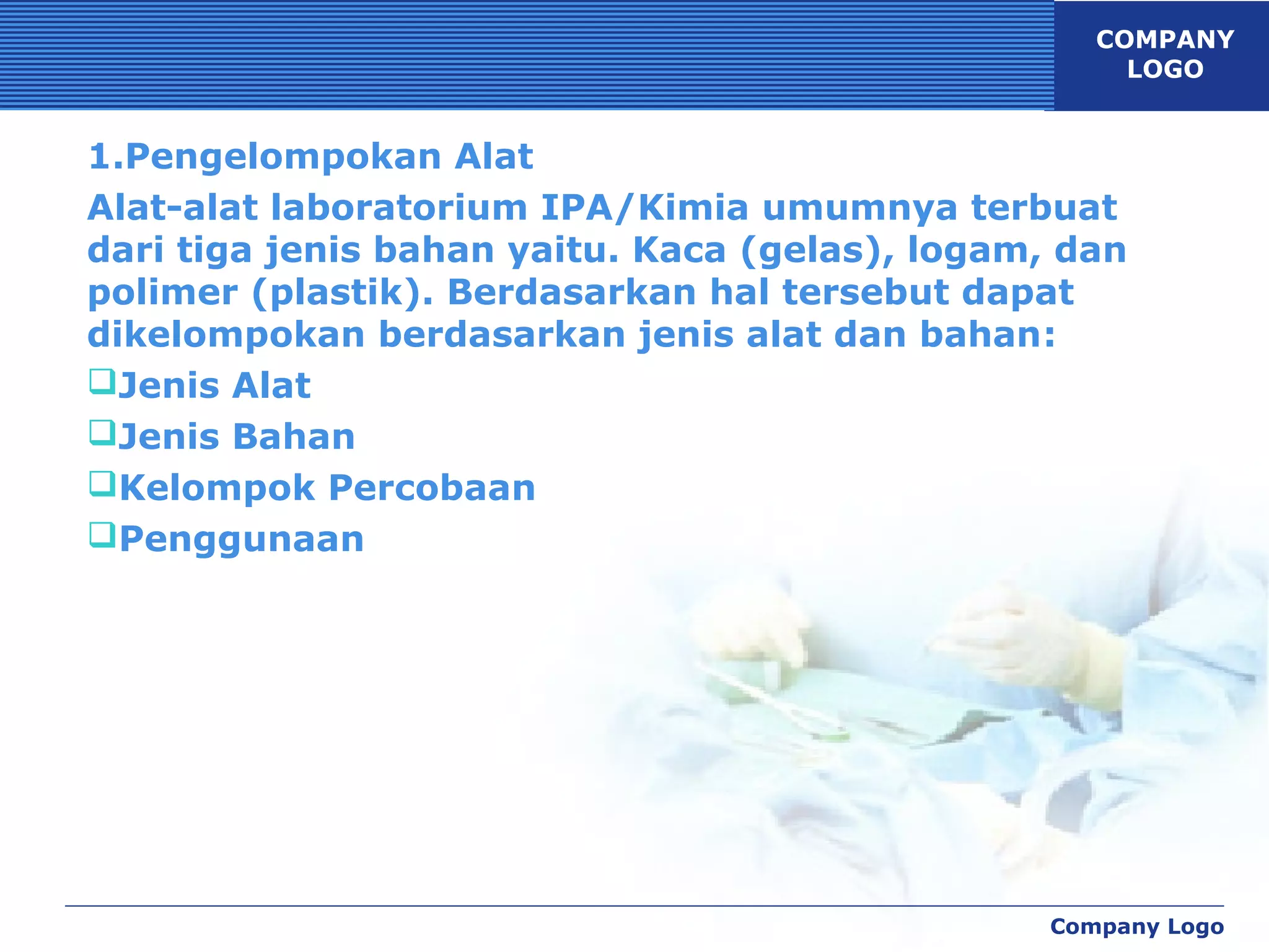 Penataan alat KIMIA | PPT