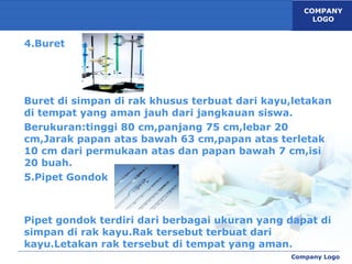 Penataan alat KIMIA | PPT