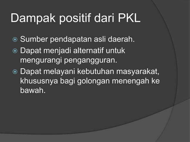 Penataan pedagang kaki lima | PPTX