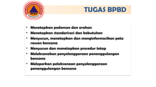 penataan sistem dasar penanggulangan bencana.pptx