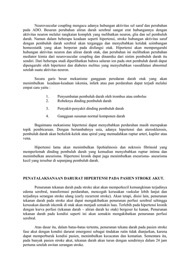 Penatalaksanaan hipertensi-pada-stroke | PDF