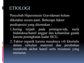 PENATALAKSANAAN ASUHAN KEBIDANAN PADA IBU HAMIL DENGAN HYPEREMIS ...