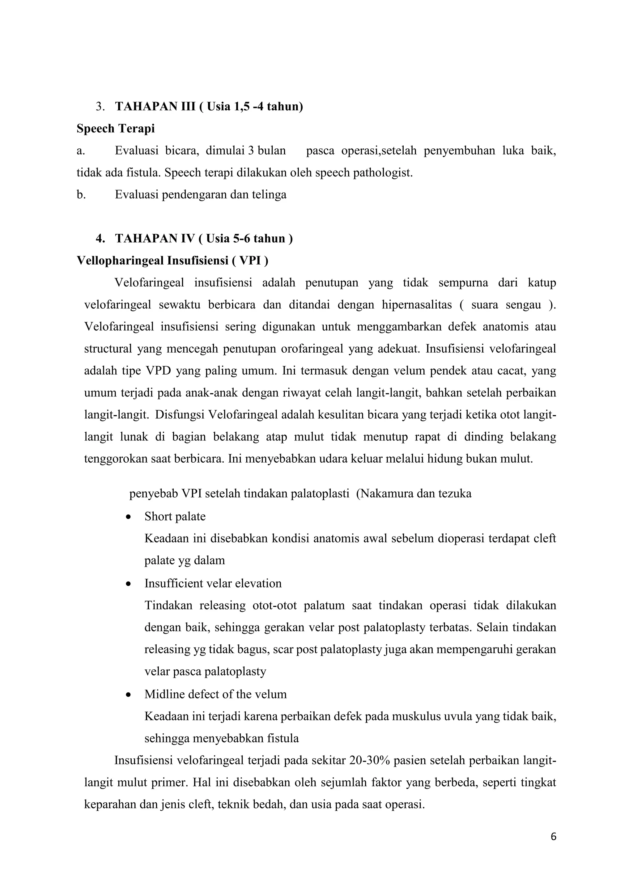 Penatalaksanaan cleft lip palate sumbing aai | PDF