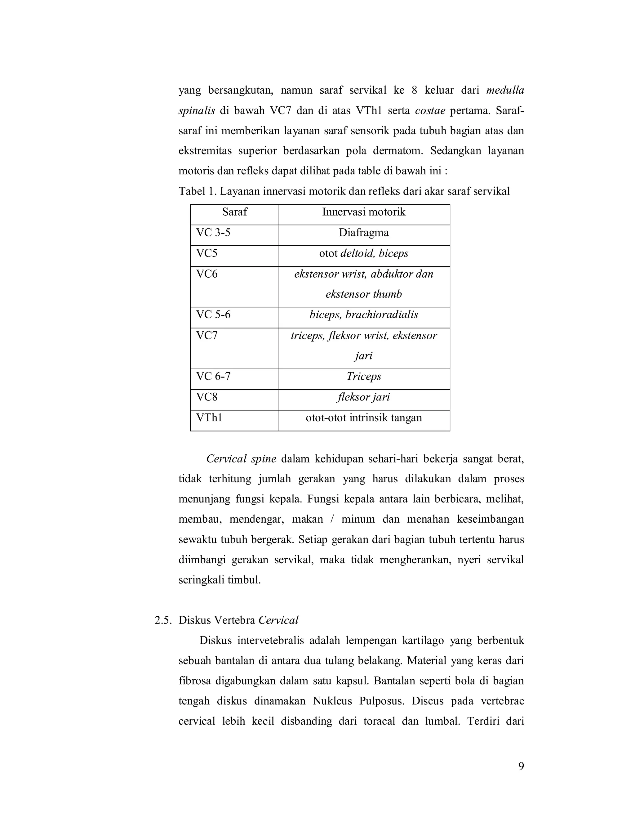 Penatalaksanaan fisioterapi pada kasus brakhialgia ec spondiloarthrosis ...