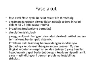 PENATALAKSANAAN GAWAT DARURAT PADA COMBUSTIO DAN RESUSITASI CAIRAN.ppt