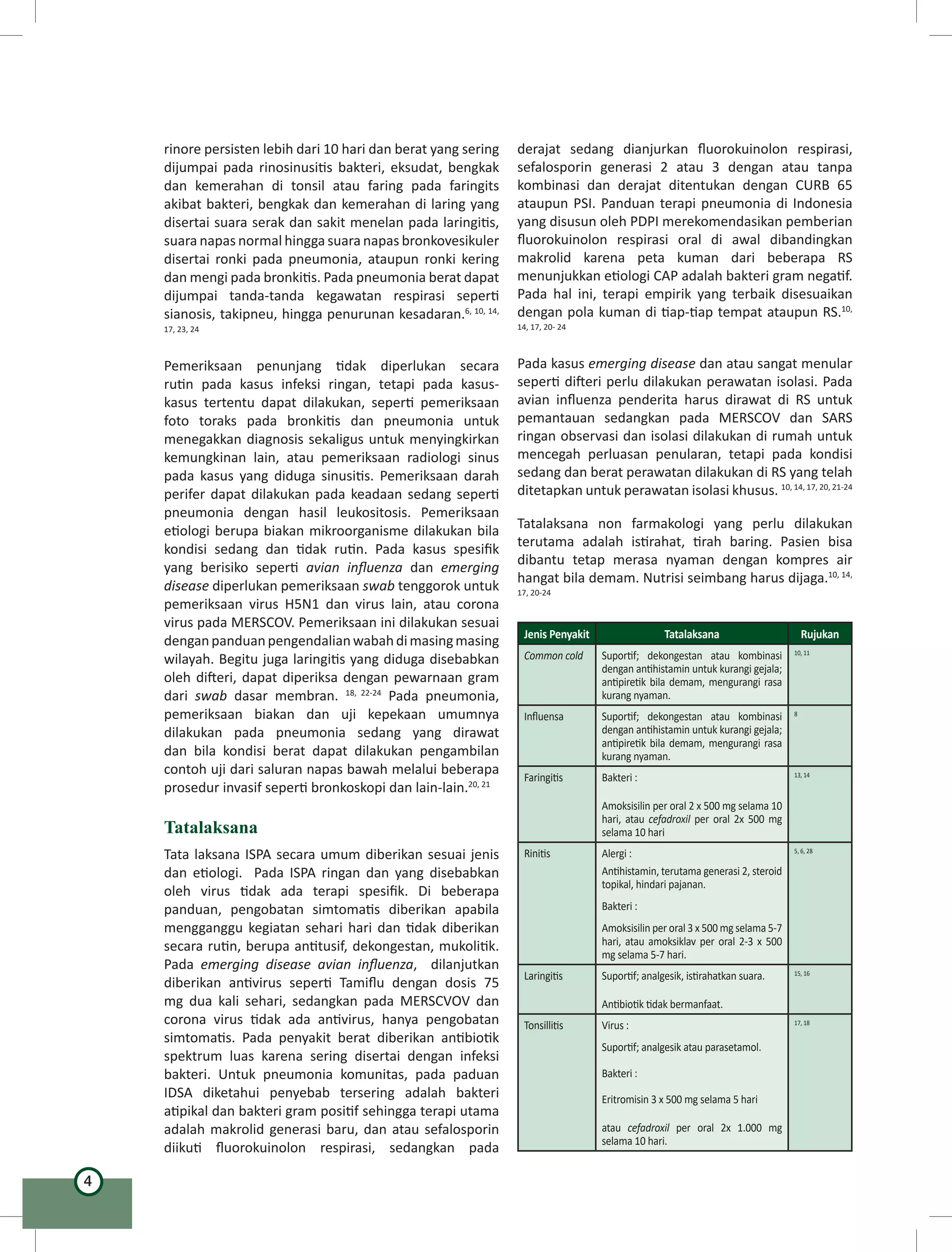 Penatalaksanaan ispa | PDF