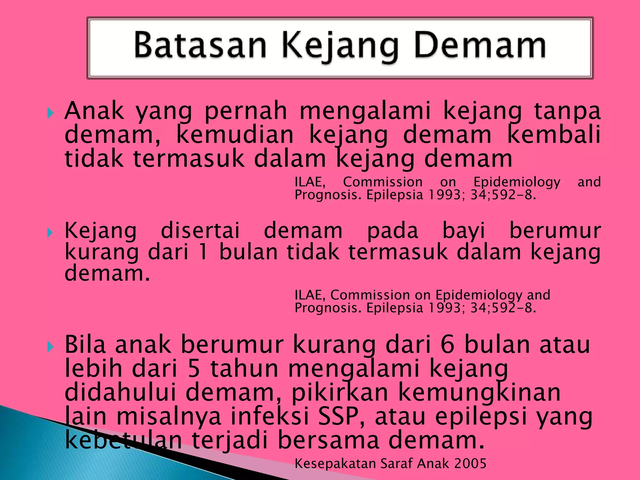 penatalaksanaan jenis dan sistem rujukan kejang | PPTX