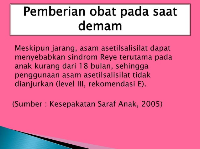 penatalaksanaan jenis dan sistem rujukan kejang | PPTX