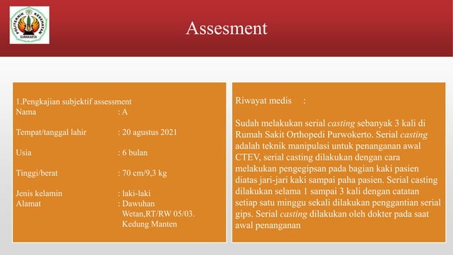 Penatalaksanaan pasien congenital talipes equinus varus bilateral ...