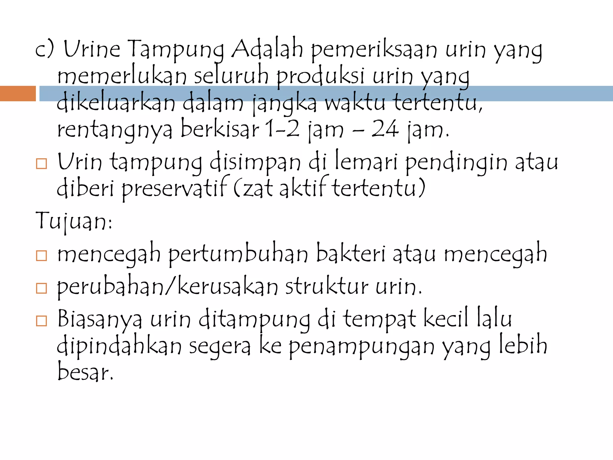 Penatalaksanaan spesimen | PPTX