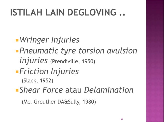 Penatalaksanaan vulnus degloving | PPT