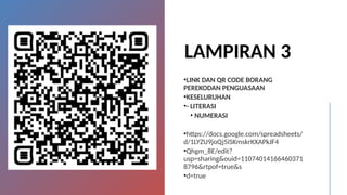 PENATARAN INTERVENSI LITERASI DAN NUMERASI | PPTX