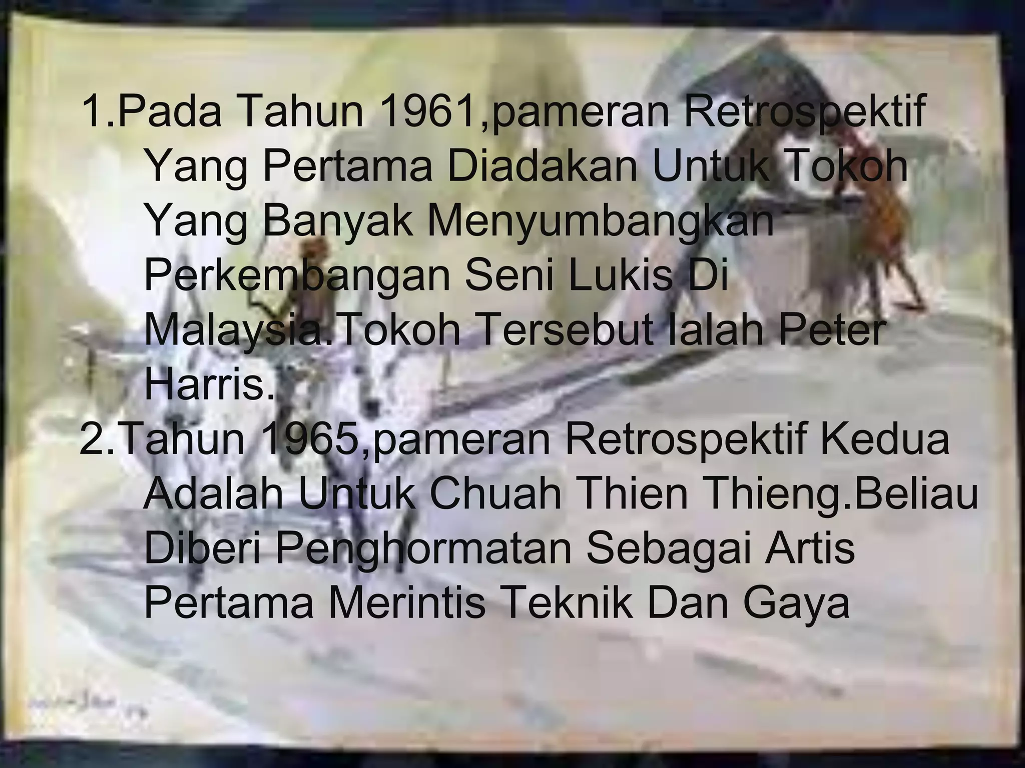 Penaungan seni visual di malayia | PPTX