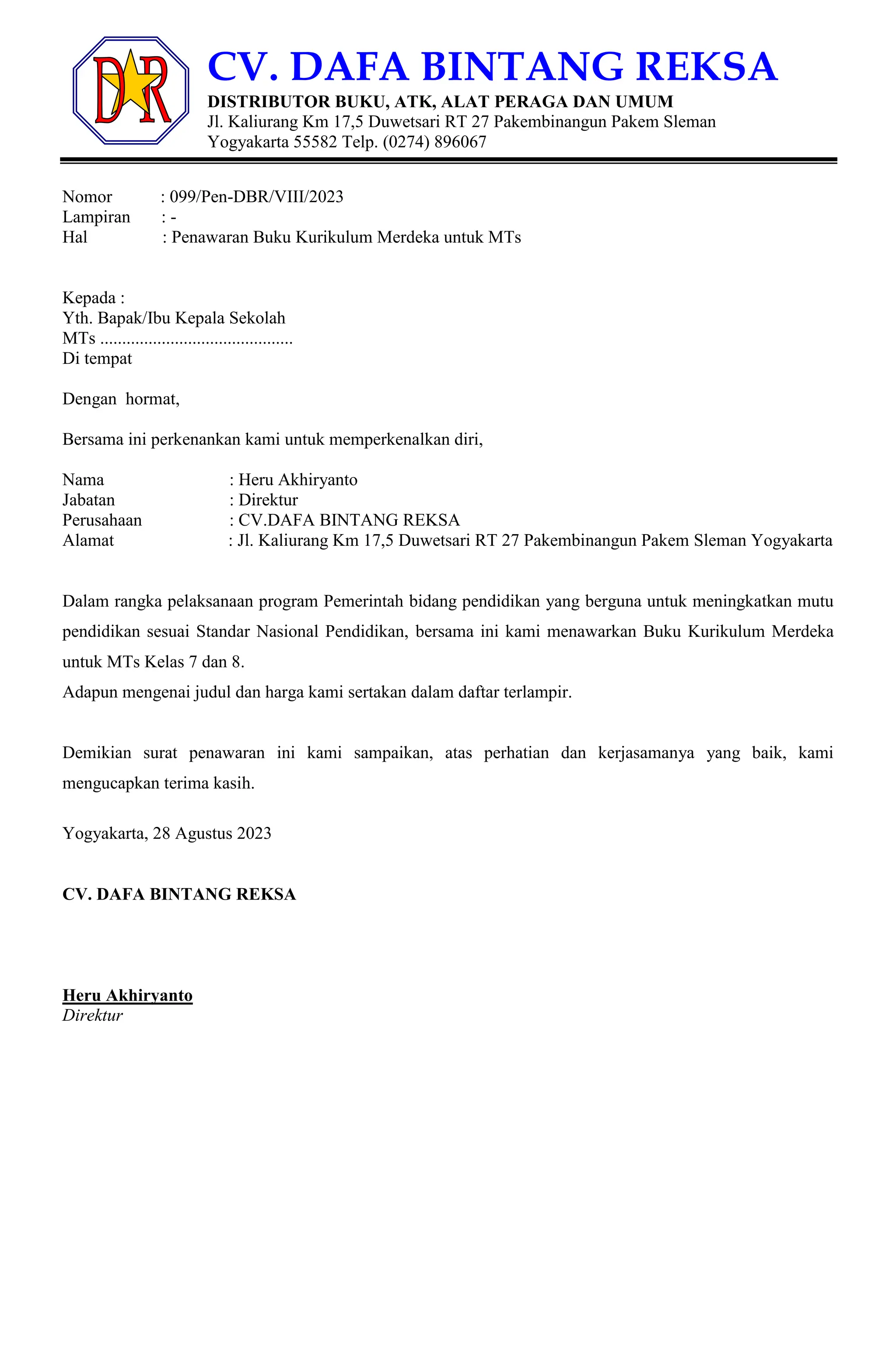 Penawaran Buku Agama Kurikulum Merdeka MTs Kelas 7 & 8 Th 2023.pdf