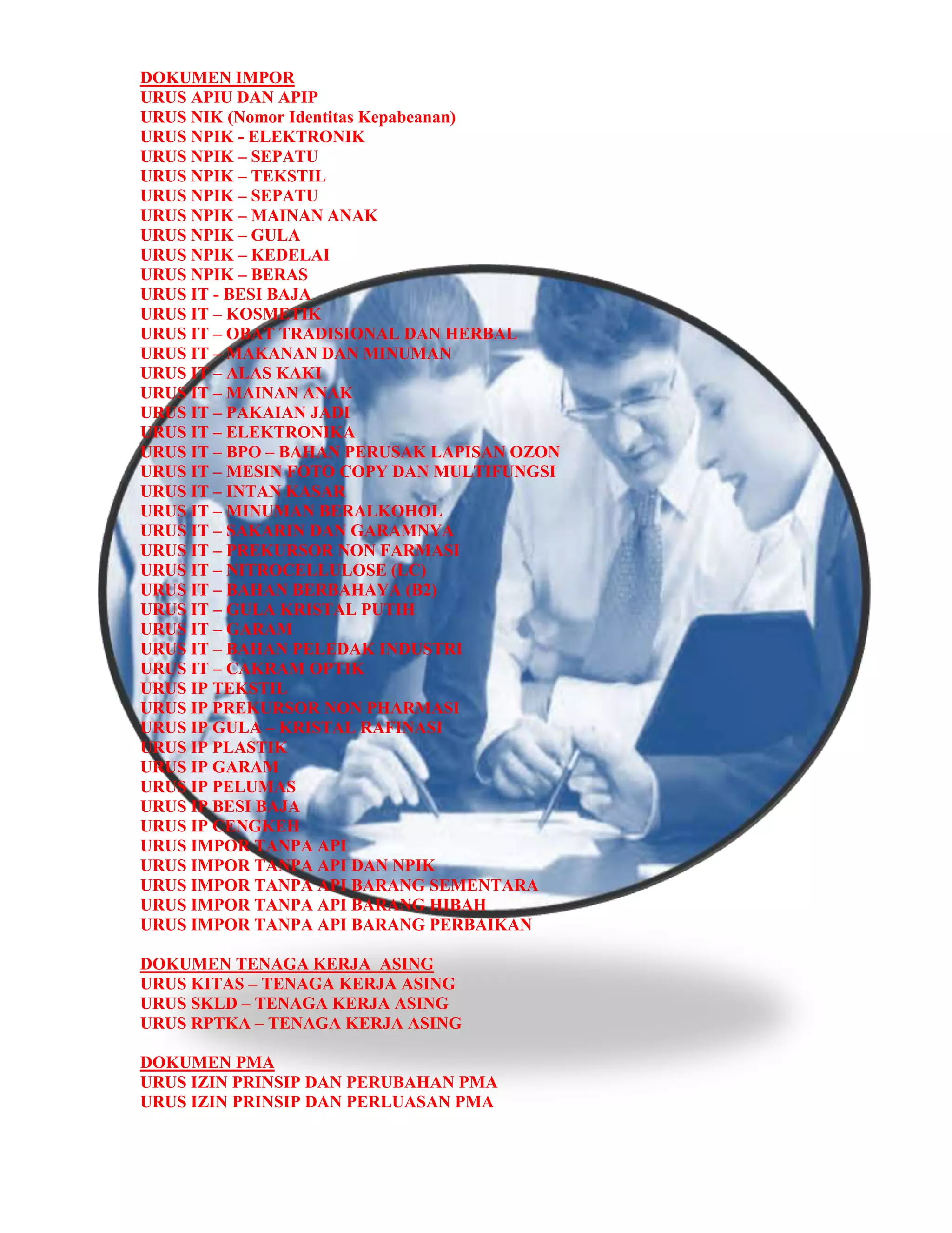 Urus NPIK (Nomor Pengenal Impor Khusus) | DOCX