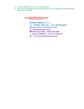 Urus NPIK (Nomor Pengenal Impor Khusus) | DOCX