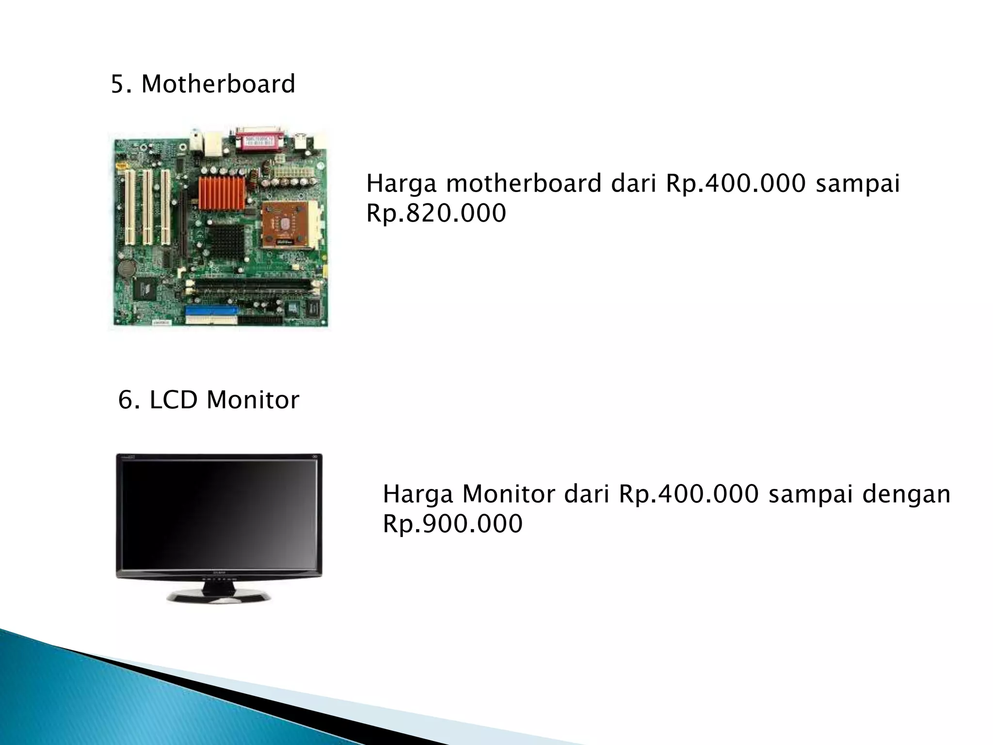 Penawaran peralatan komputer | PPTX