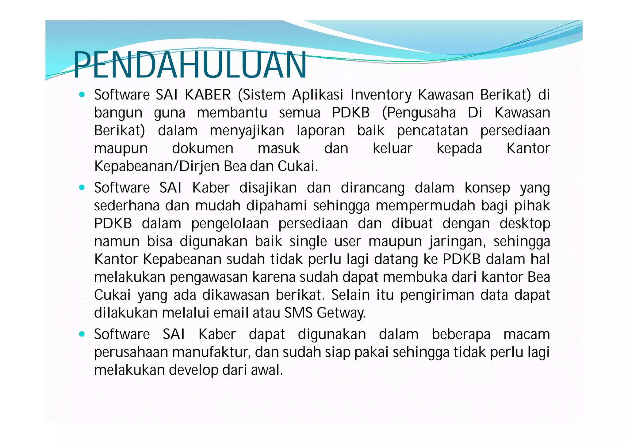 Penawaran Sai Kaber | PDF