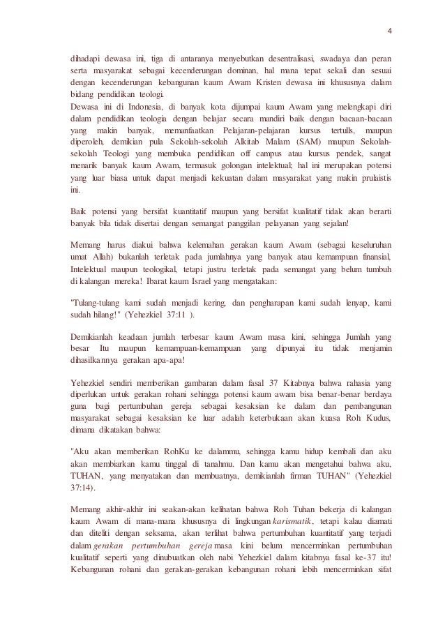 SIAPAKAH KAUM AWAM (GEREjA) PWG | PDF