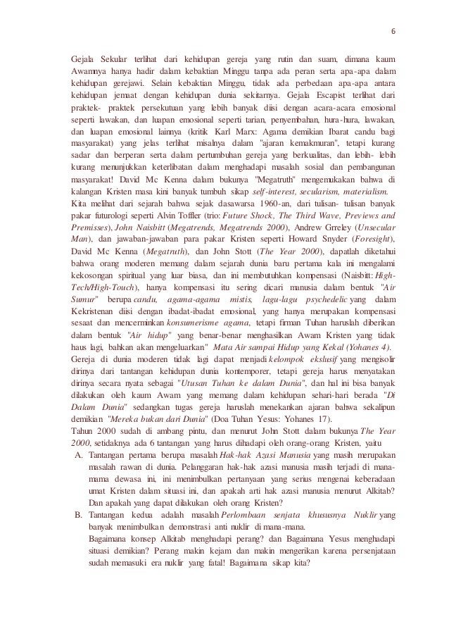 SIAPAKAH KAUM AWAM (GEREjA) PWG | PDF