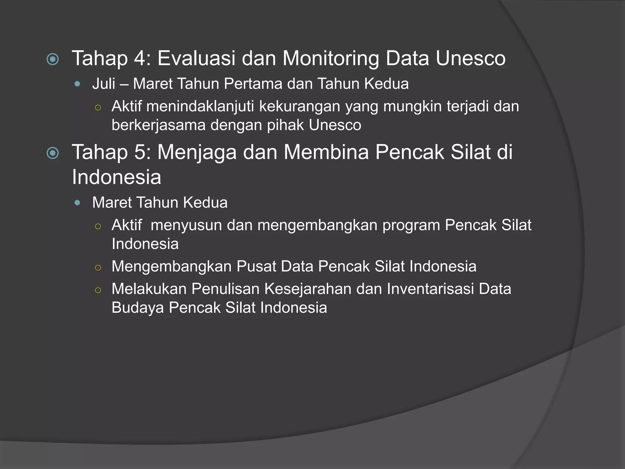 Pencak Silat Road to Unesco & Olympic | PPTX