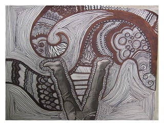 Calligraphic line drawing #1 | PPT