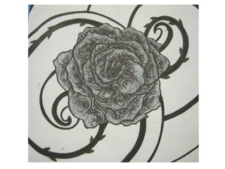 Calligraphic line drawing #1 | PPT