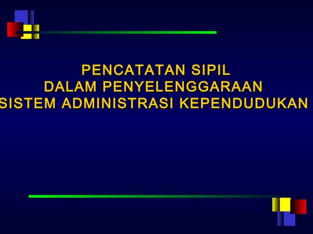 Pencatatan sipil | PPT