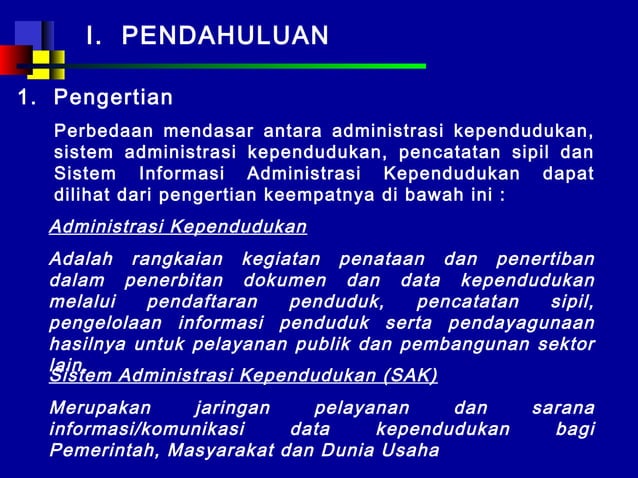 Pencatatan sipil | PPT