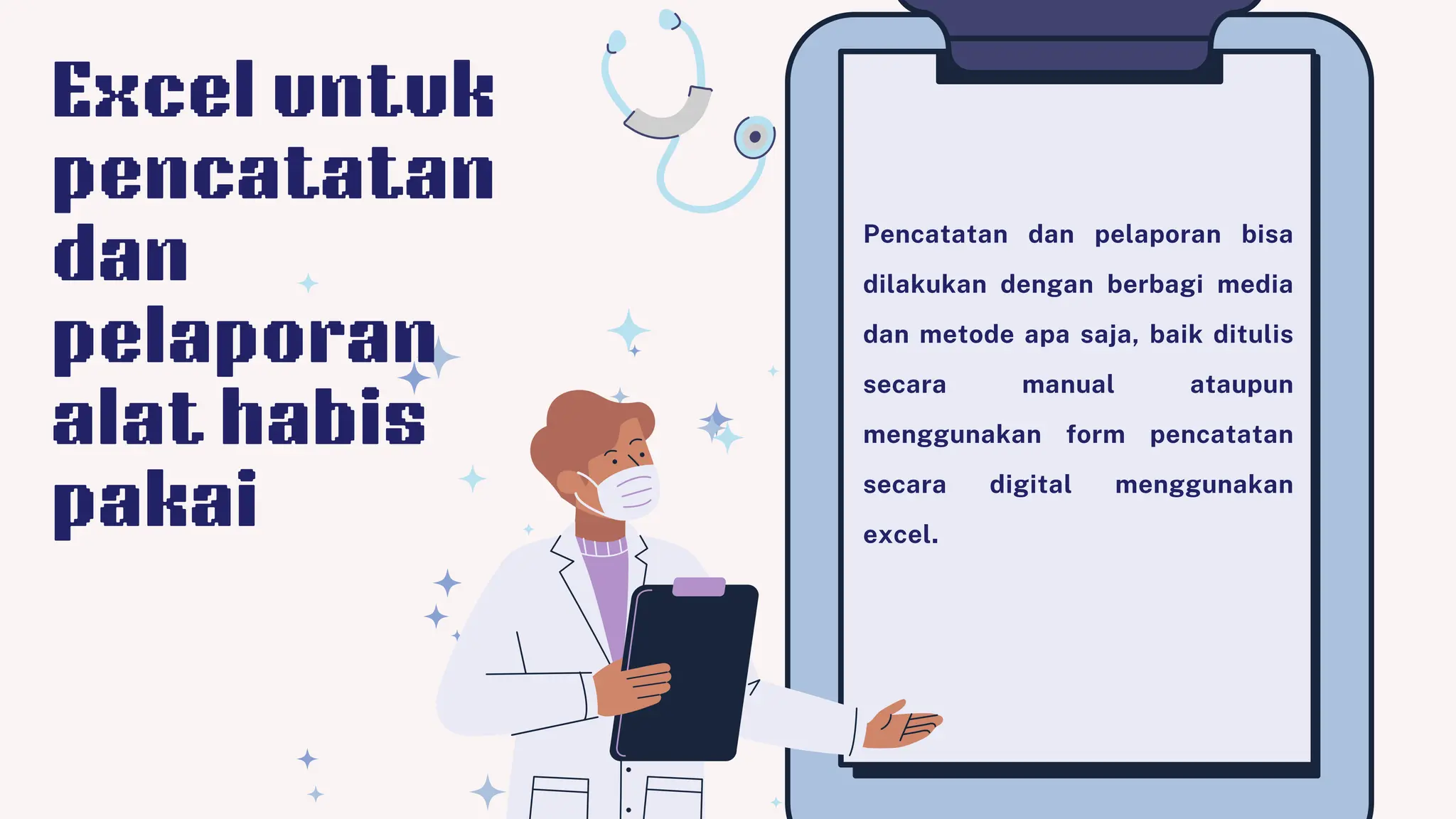 contoh pencatatan dan pelaporan alat habis pakai di instalasi gizi ...