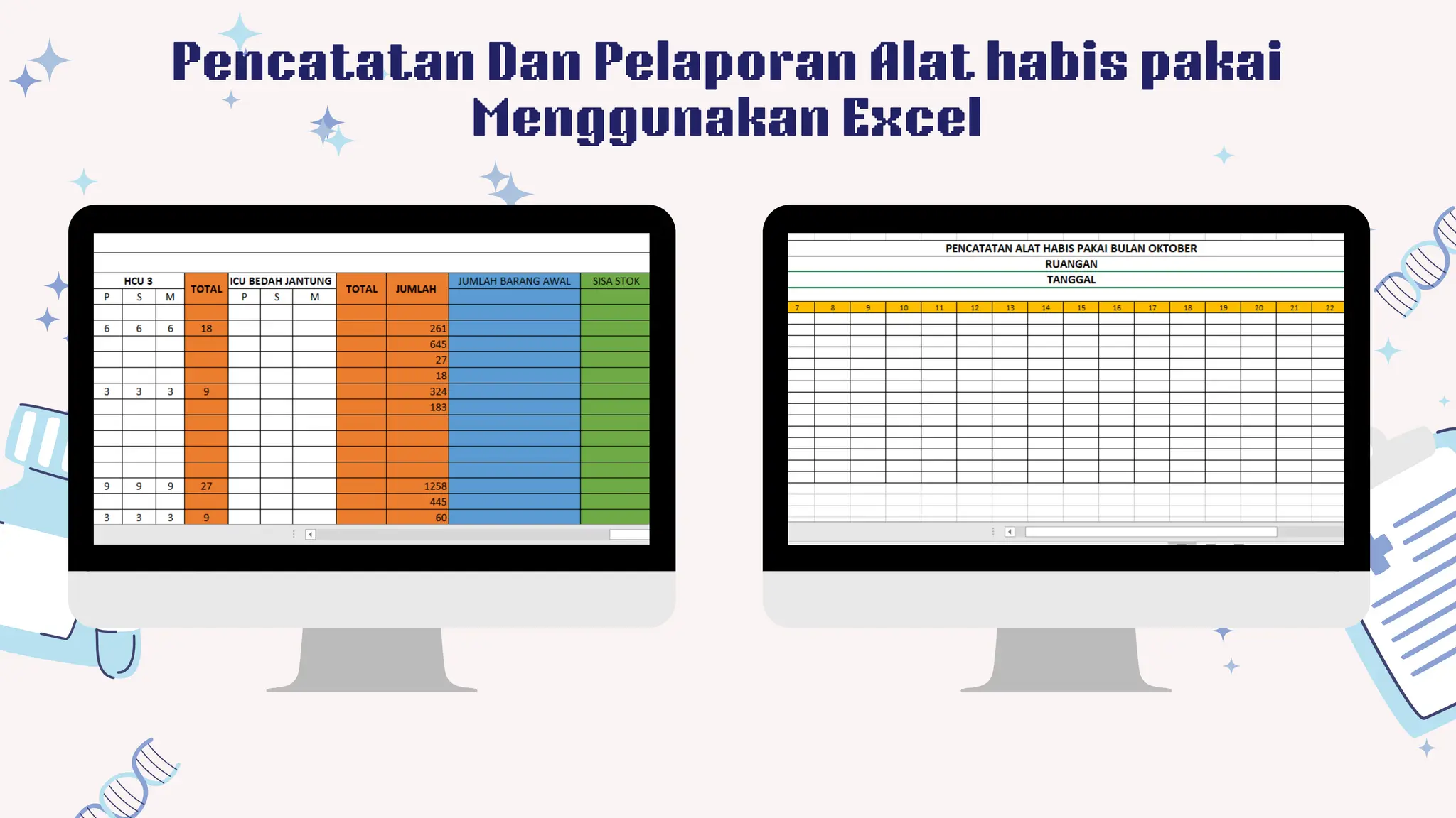 contoh pencatatan dan pelaporan alat habis pakai di instalasi gizi ...