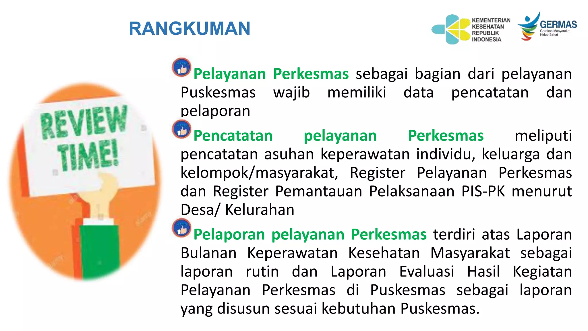 Pencatatan dan Pelaporan TOT Pelatihan Pelayanan Perkesmas.pptx