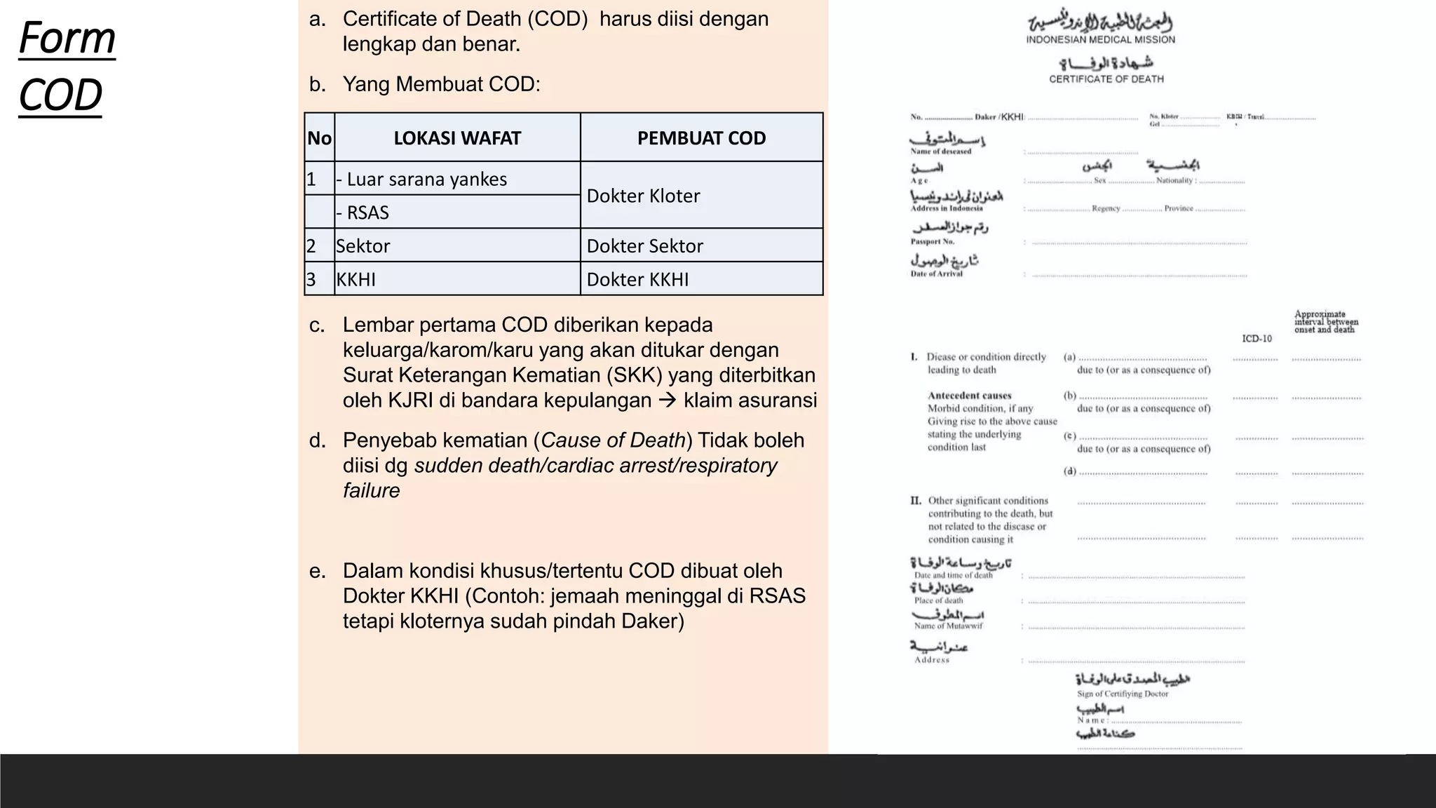 Pencatatan, Pelaporan & SISKOHATKES Dokter (Kompetensi PPIH 2020) | PPTX
