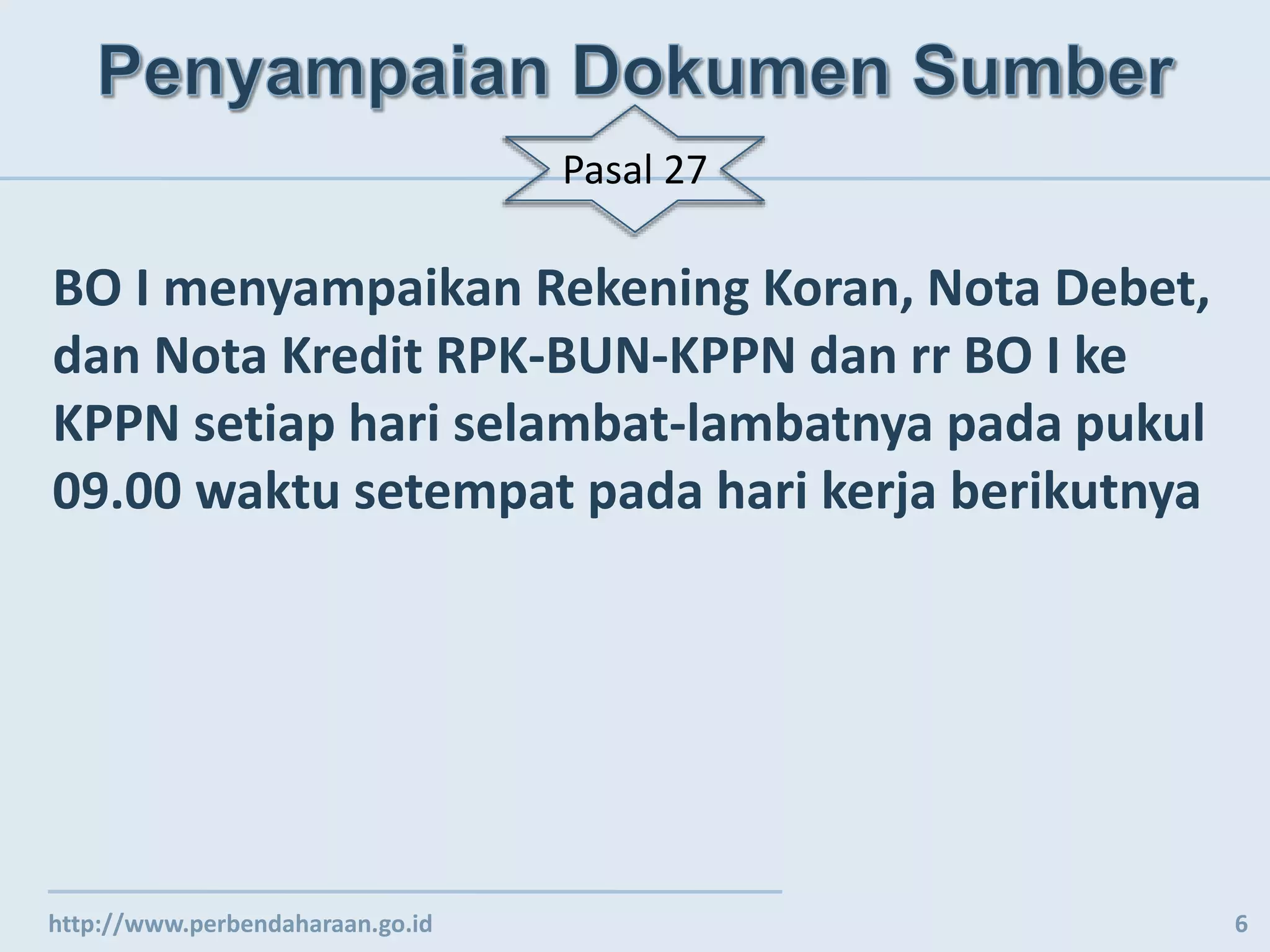 Pencatatan transaksi RPK-BUN-KPPN | PPTX