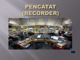 Pencatat (process variable recorder) | PPTX