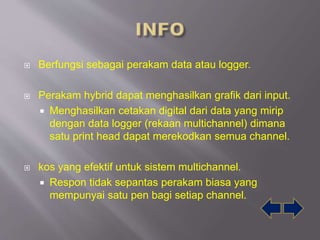 Pencatat (process variable recorder) | PPTX